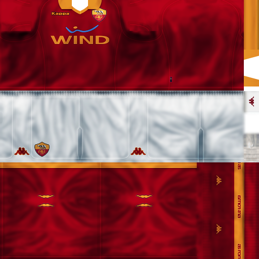 Pro Evolution Soccer: Kit As Roma 2012/2013 by VillaPilla - PES 6 Edit