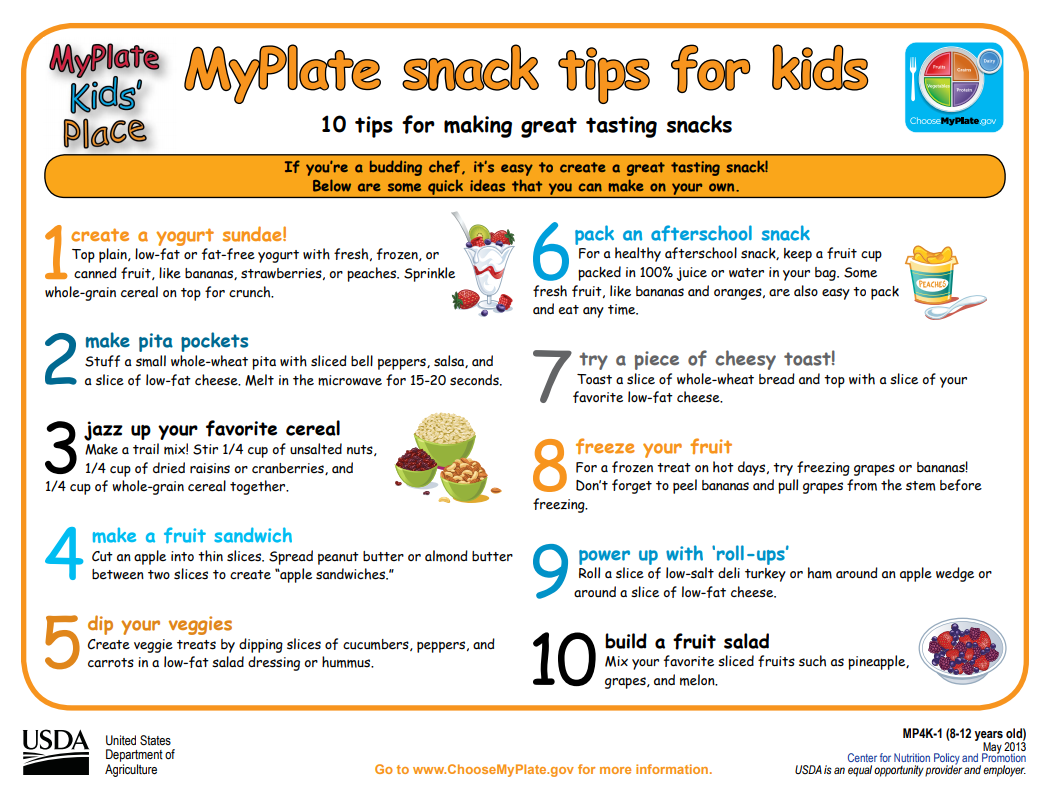 Christie PE: Healthy Snack Tips for Kids ...
