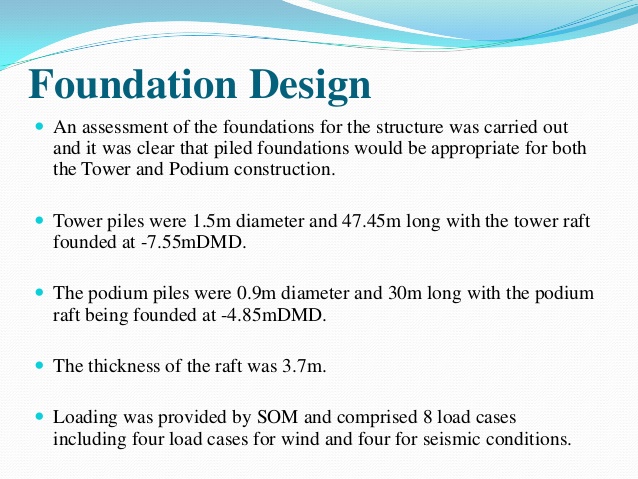 FOUNDATION DETAILS OF BURJ KHALIFA - DUBAI