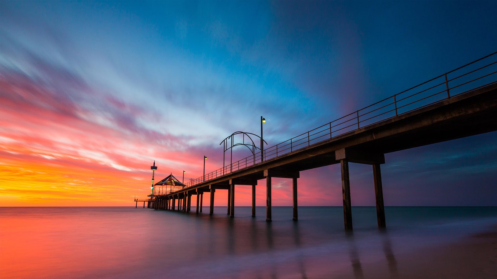 Sunset At Brighton Jetty