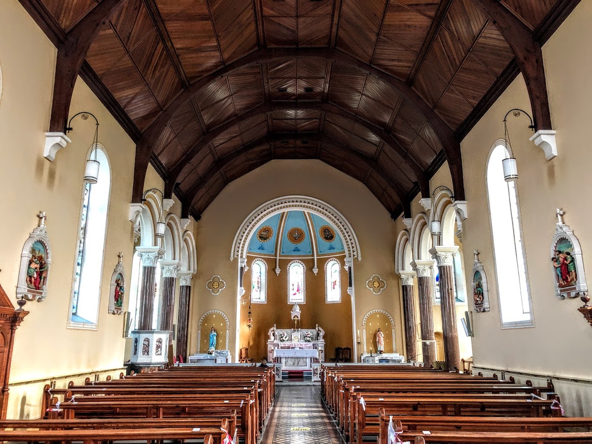 Patrick Comerford: The Romanesque church in Murroe, close to the gates ...