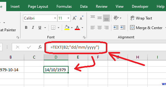 Rumus Merubah Format Tanggal di Exel Sesuai Keinginan - BLOG BELAJAR