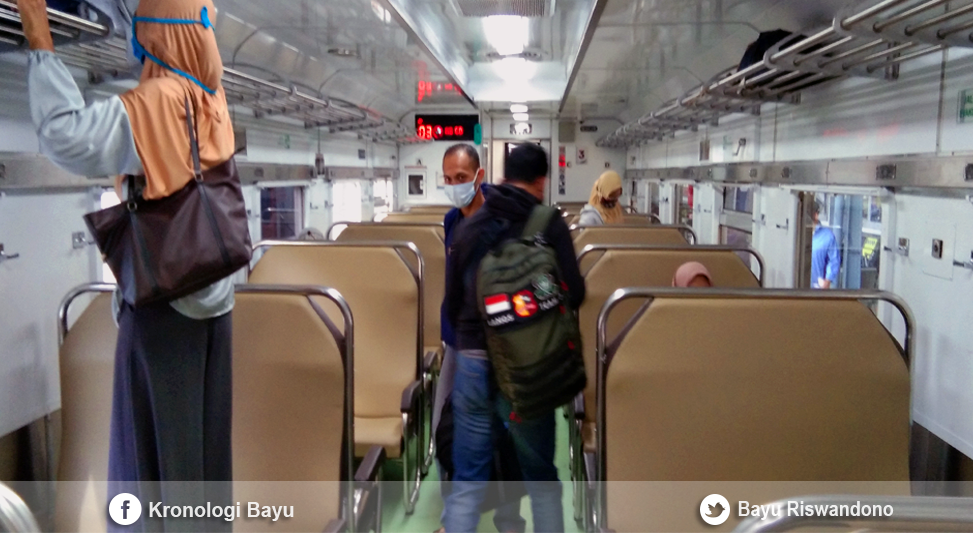 Pengalaman Naik Kereta Api Bangunkarta Pasar Senen Jakarta ke Stasiun ...