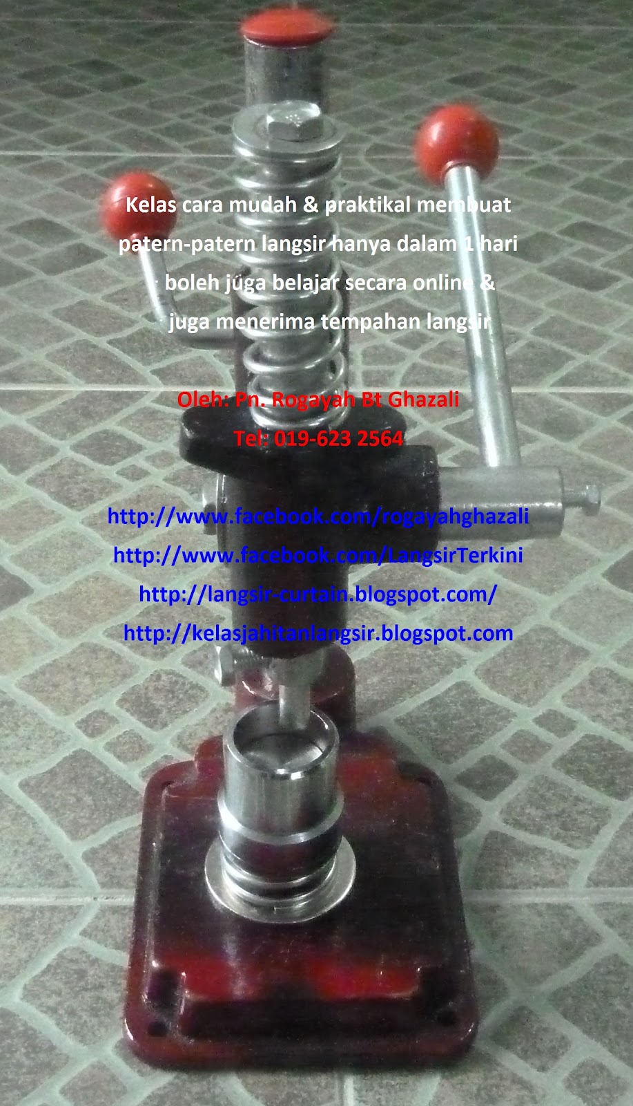 Mesin Butang Balut Kaedah Tekan