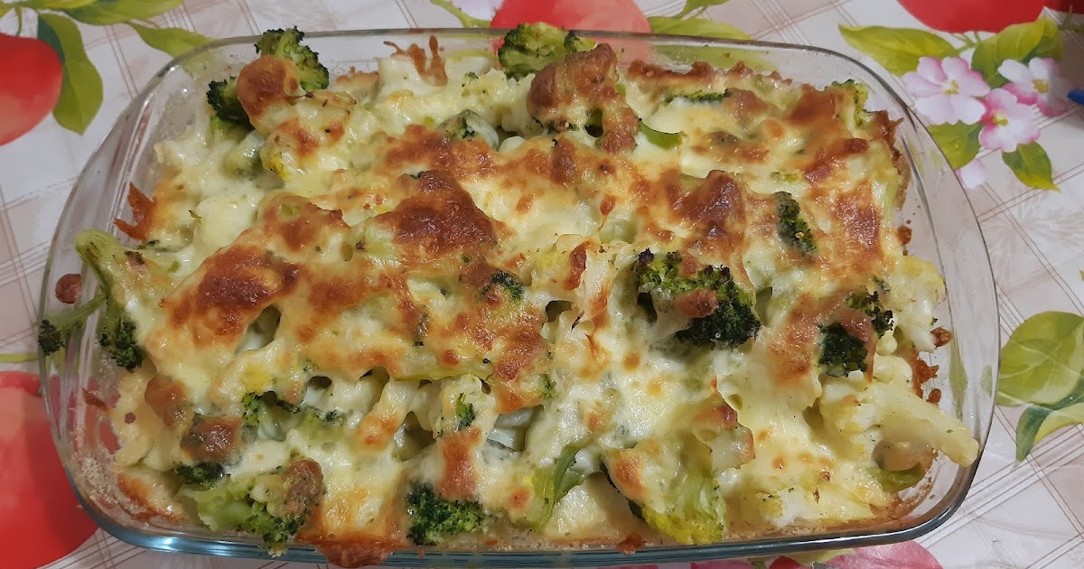 Reteta de acasa: Brocoli cu Conopida la Cuptor