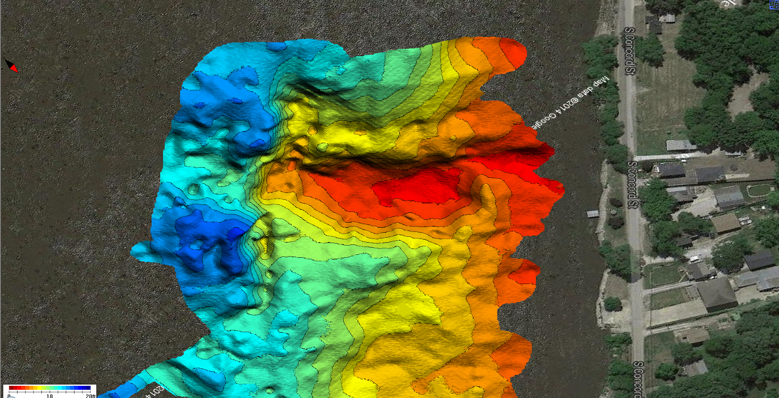 Netbook To Chartplotter Project: Depth Maps of Pool 16 Mississippi River