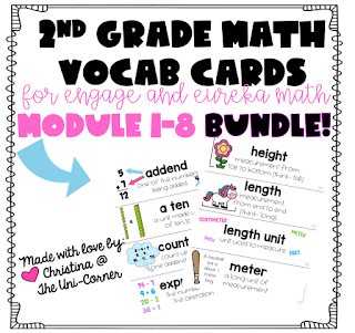 Welcome to the UNI-corner: Math Vocabulary Cards- Organization and a ...