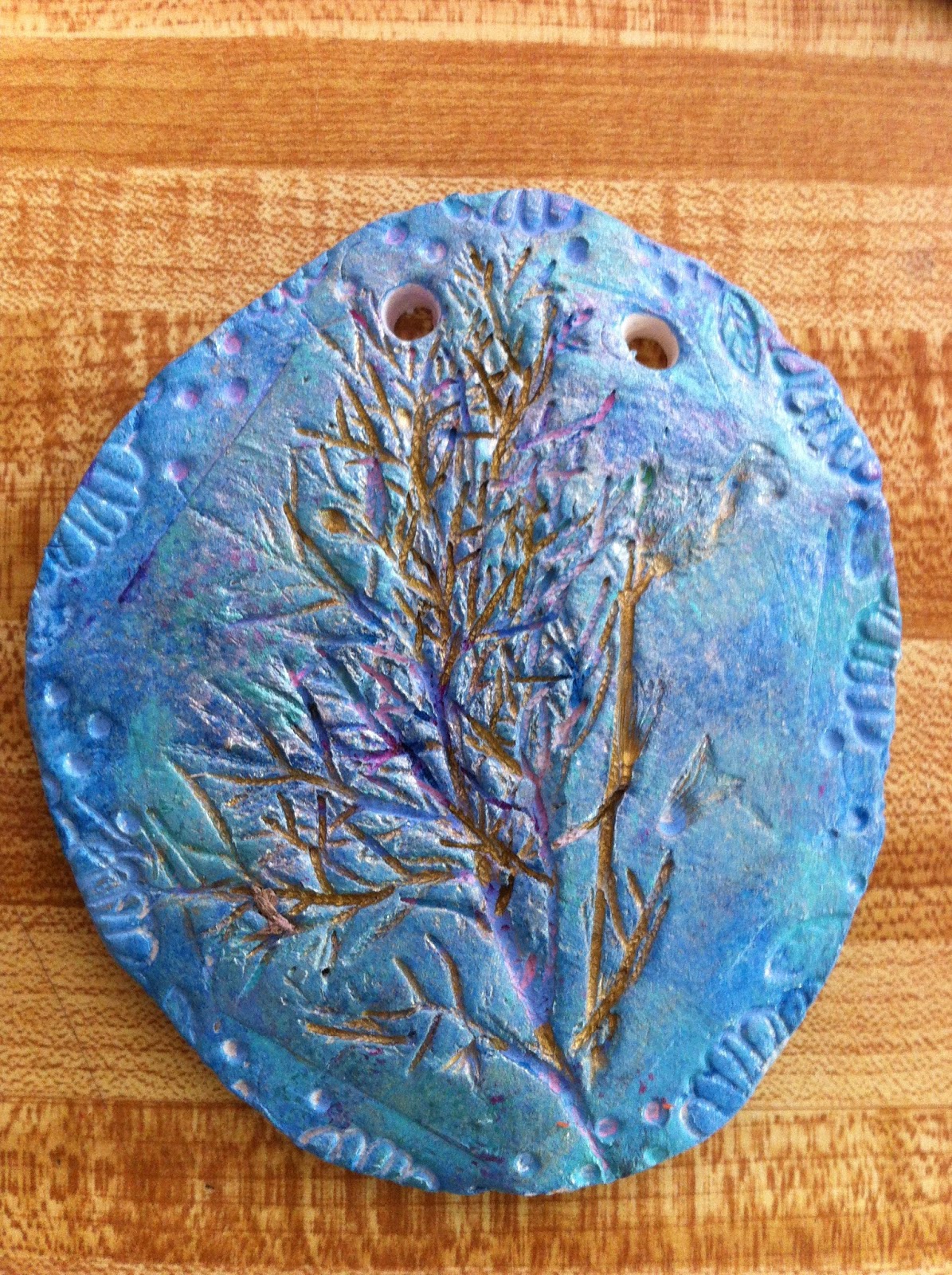 Drip, Drip, Splatter Splash: Clay Botanical Impressions