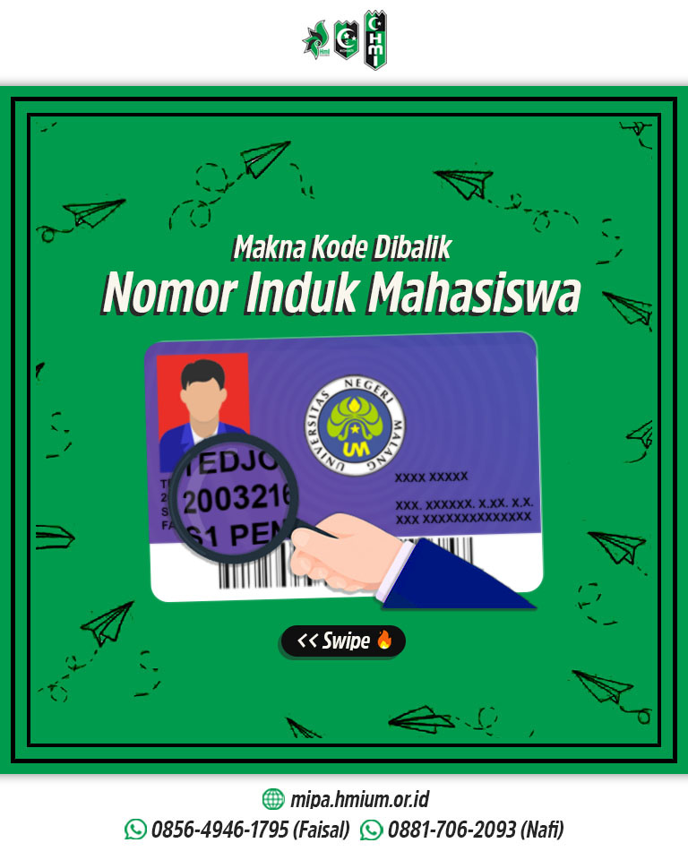 Dibalik Angka NIM Universitas Negeri Malang - HMI FMIPA UM