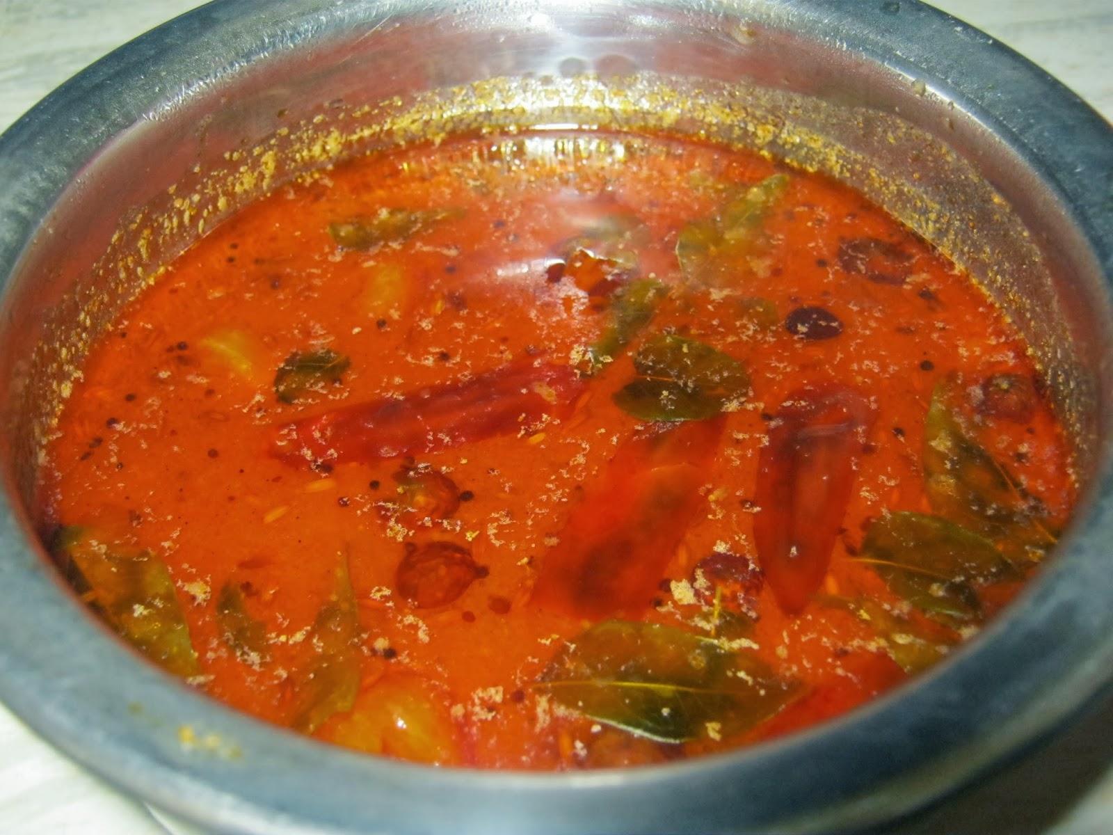 Sharing My Knowledge: Vatha Kuzhambu Recipe - Sundakkai Vathal Kuzhambu