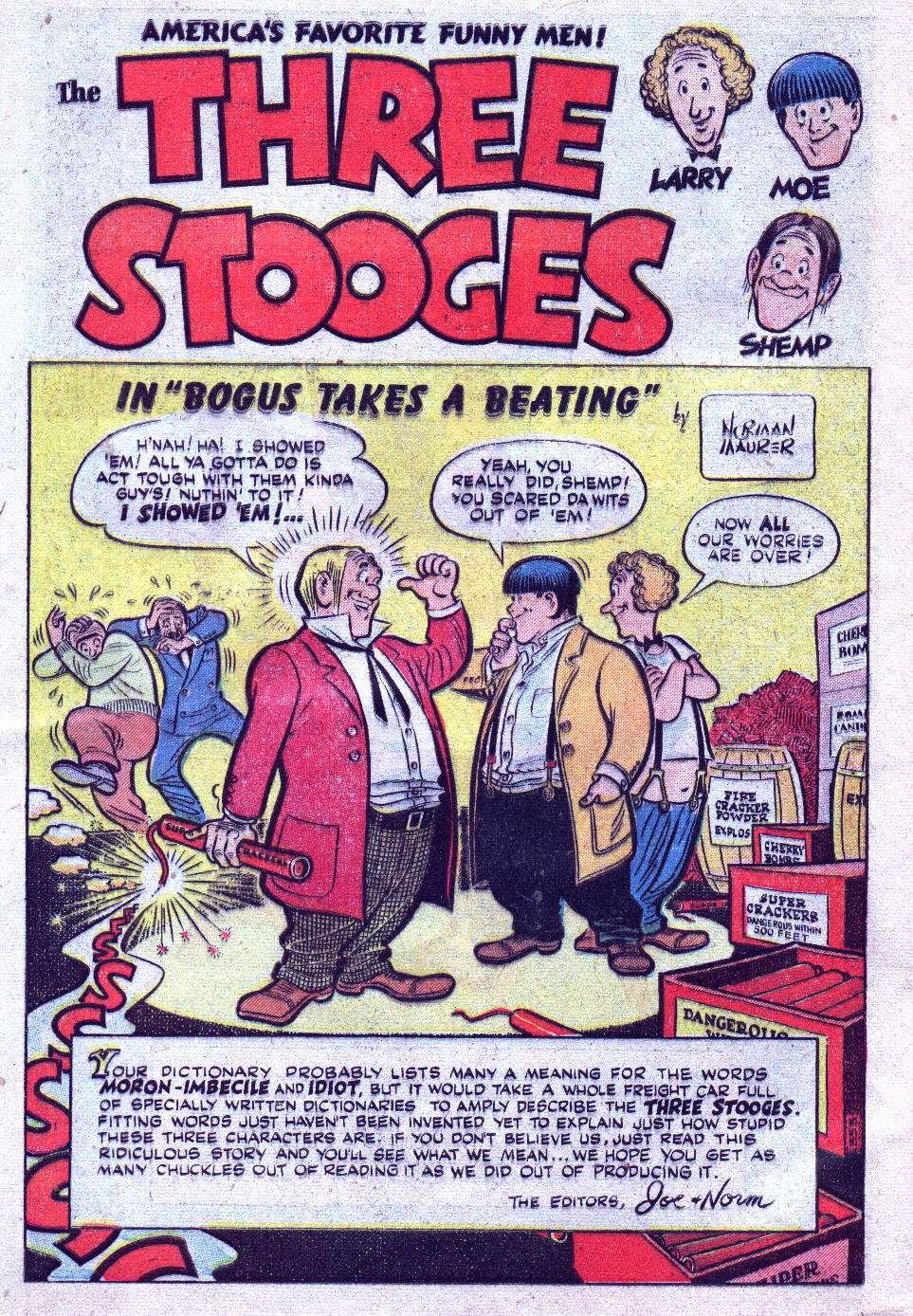 Ominous Octopus Omnibus: THE THREE STOOGES #1