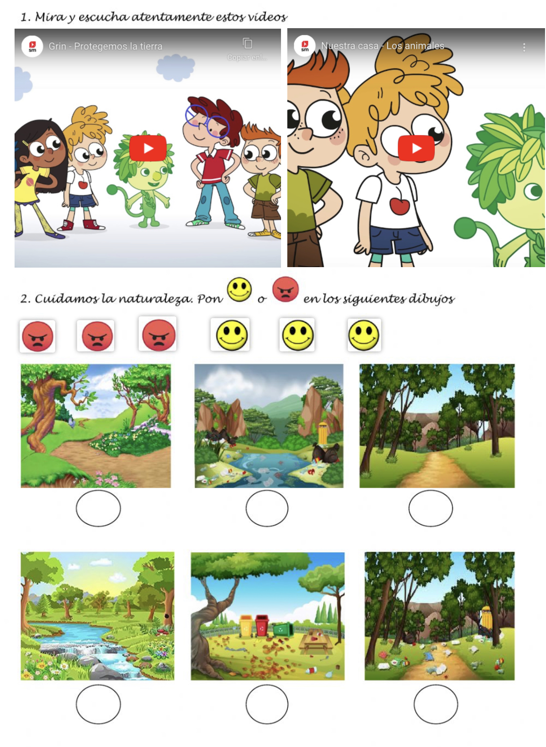 Actividades para Infantil: DÍA DEL MEDIO AMBIENTE