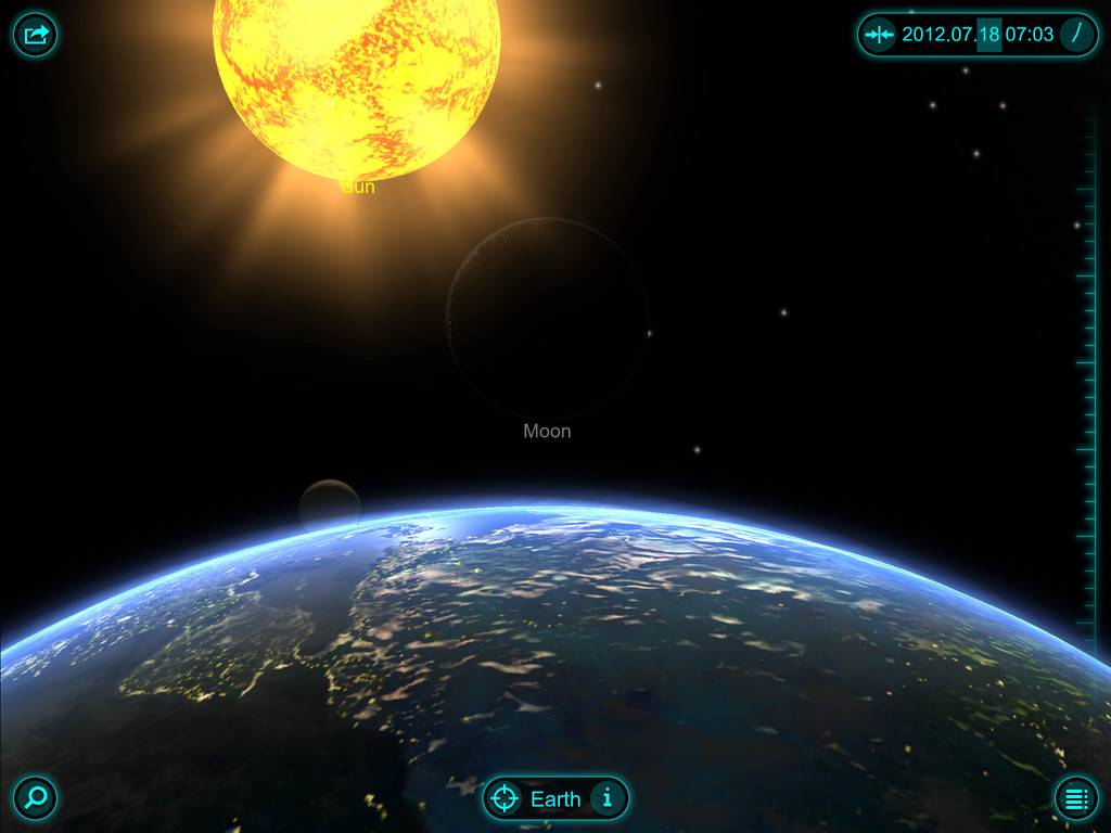Apps do iPad: Solar Walk - 3D Solar System model