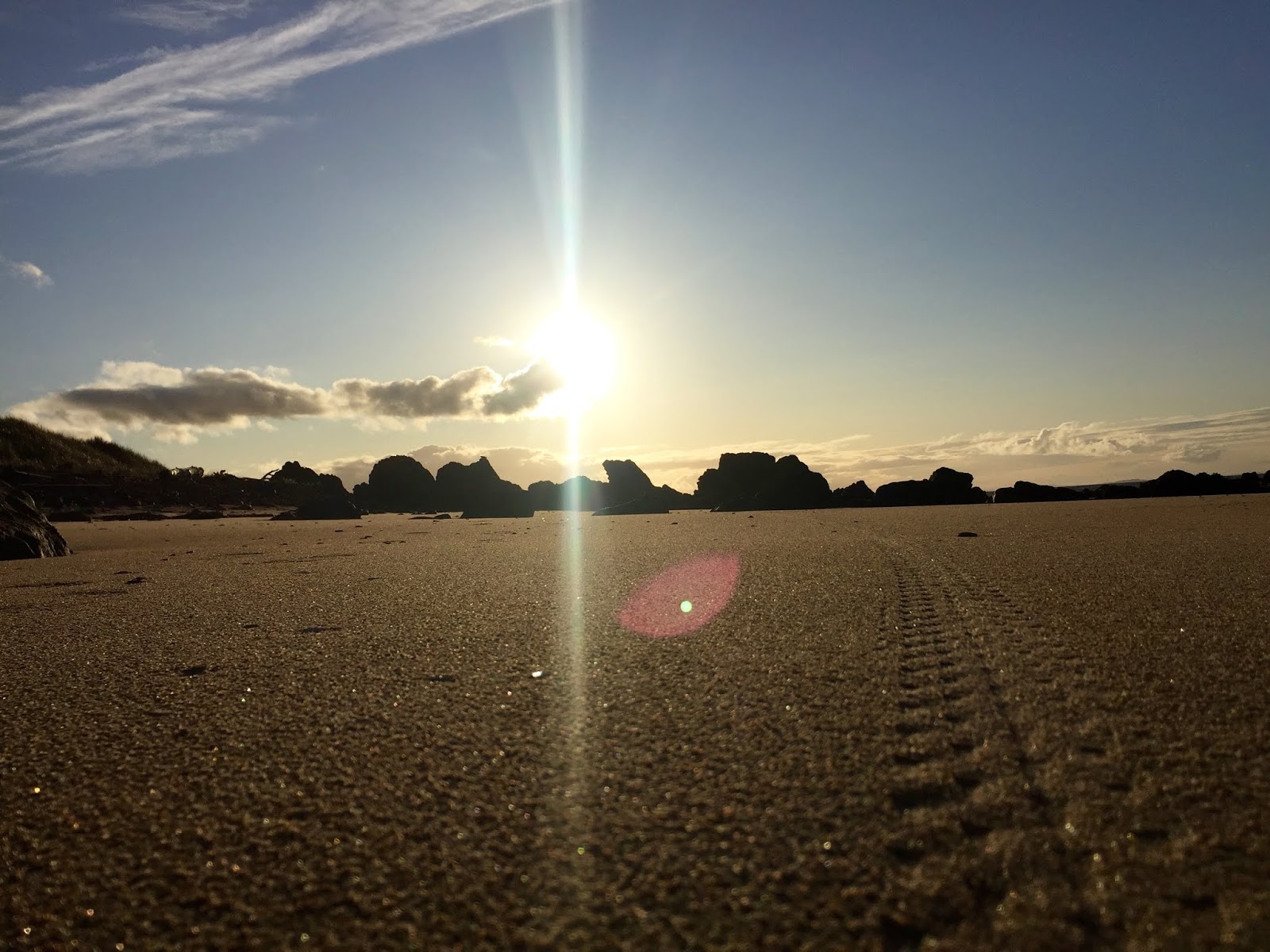coastrider: Me time Solo cycle and east coast light at Archerfield Beach...