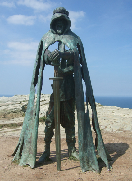 A bad witch's blog: Cornwall: King Arthur's Statue at Tintagel