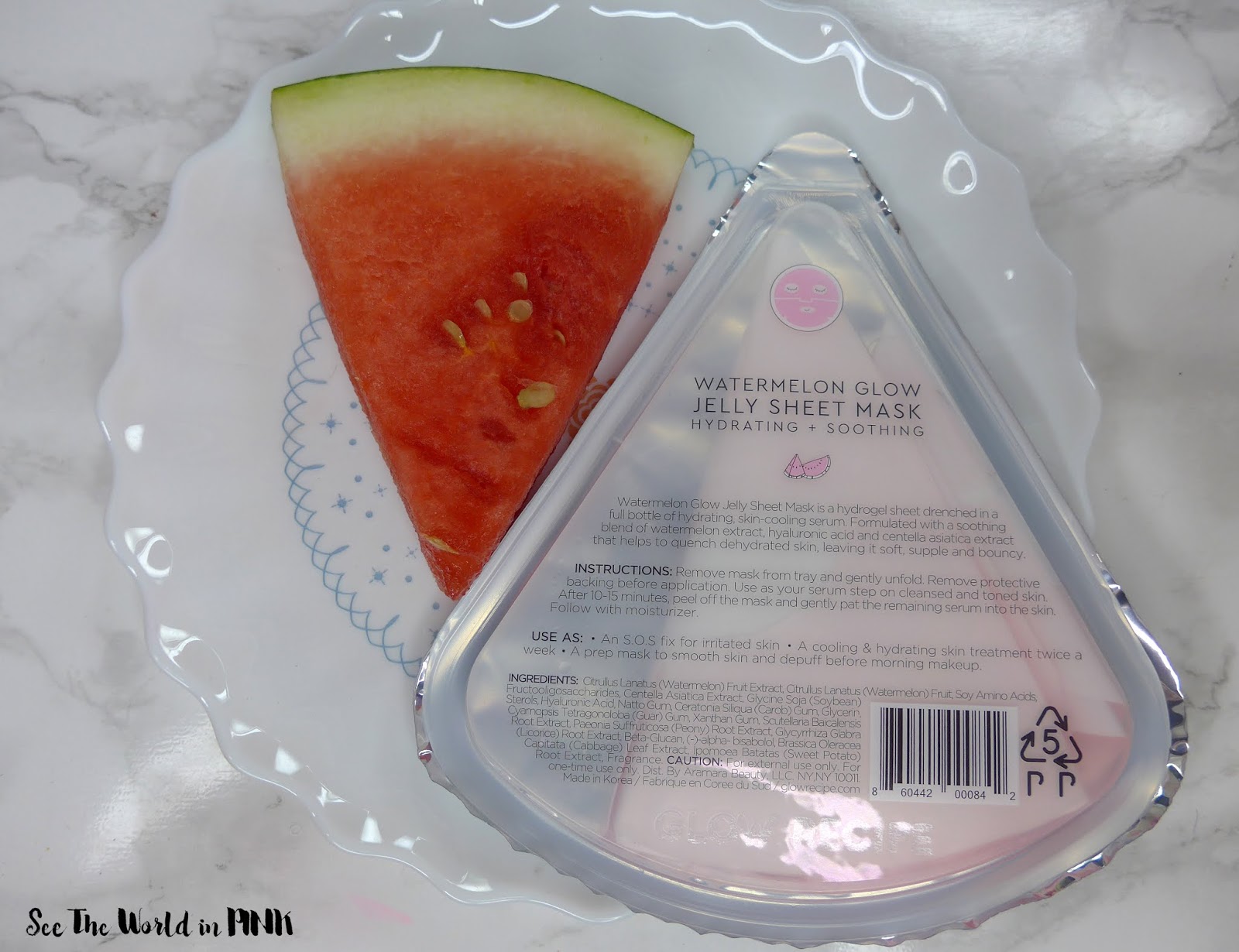 Mask Wednesday - Glow Recipe Watermelon Glow Jelly Sheet Mask! | See ...