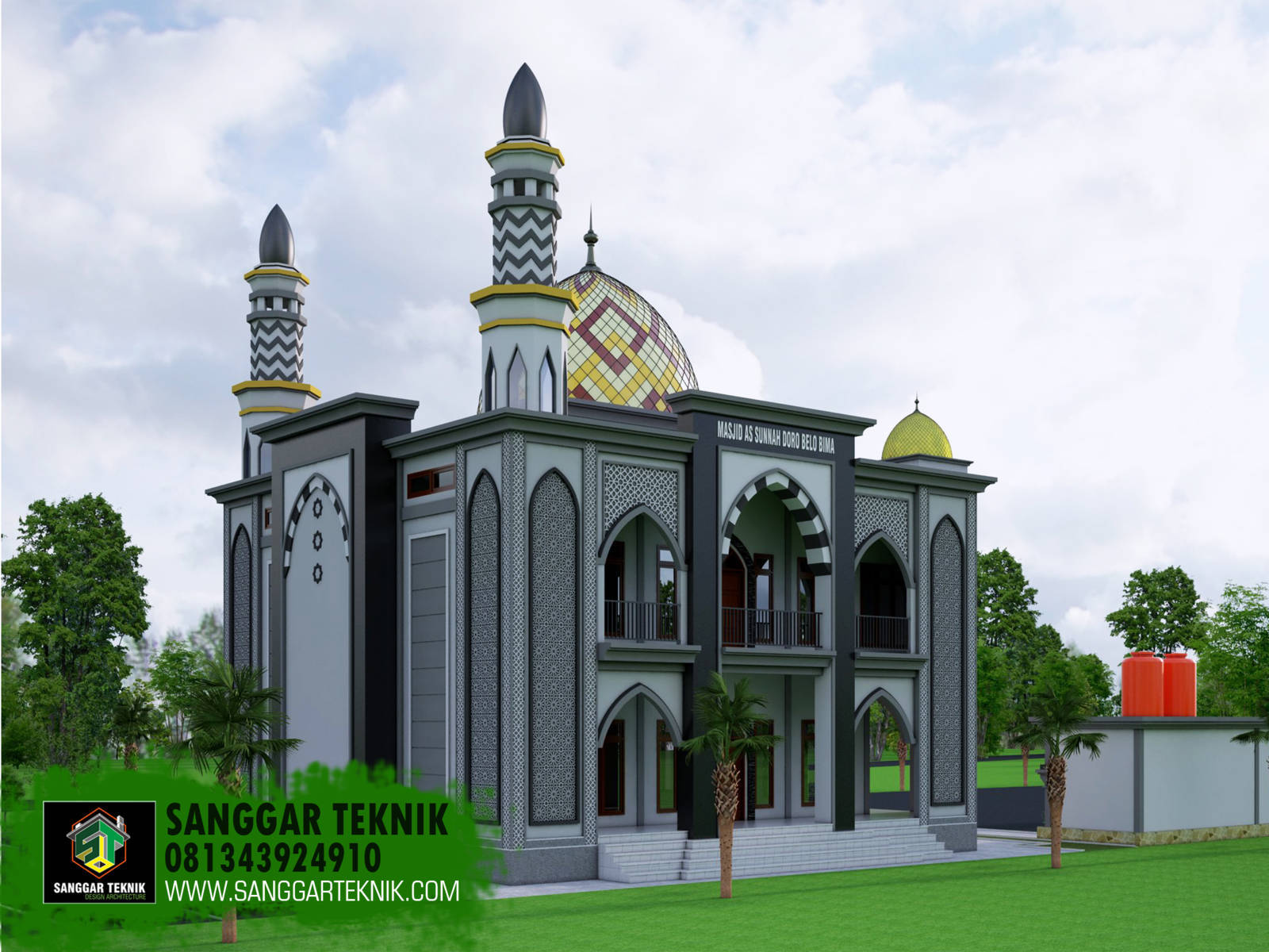 24+ Konsep Penting Desain Masjid Minimalis