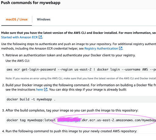 Coaching on DevOps and Cloud Computing: How to setup Elastic Container Registry (ECR) for Docker ...