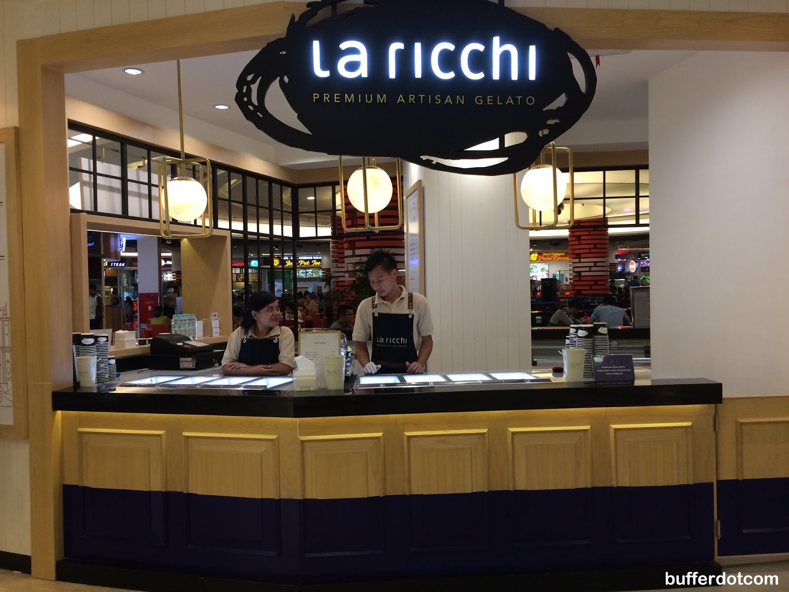 [REVIEW] La Ricchi Premium Artisan Gelato, Emporium Pluit Mall, Jakarta