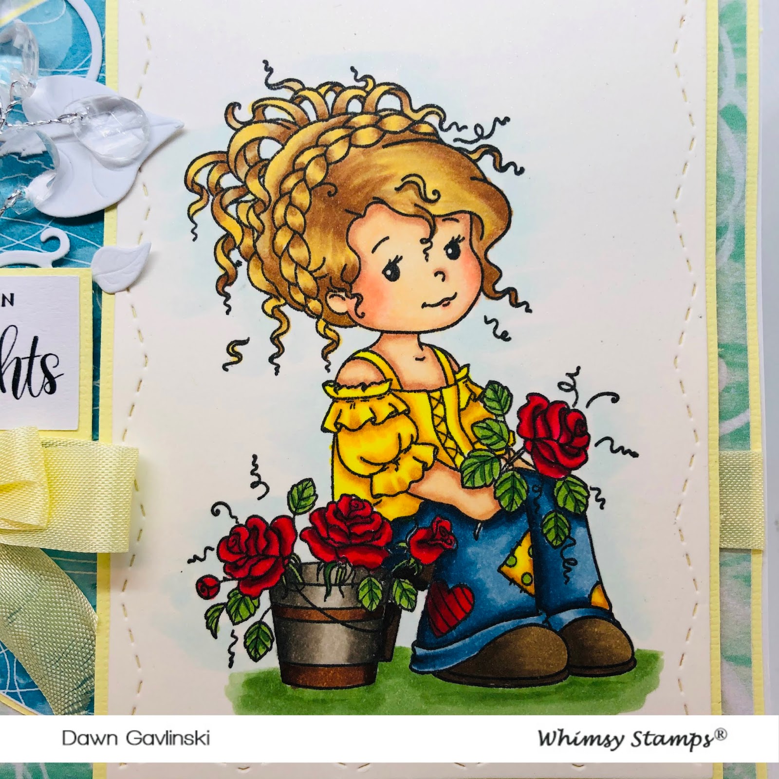 Whimsy Wee Florist / Thinking of You Card