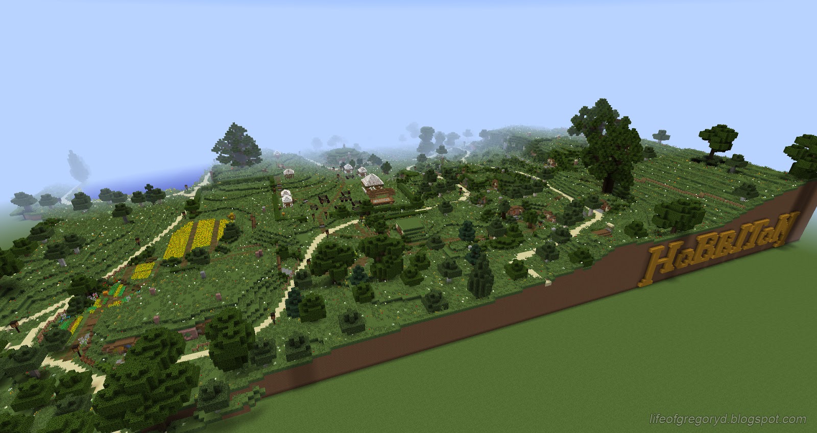 Life of Gregory D: Minecraft - Hobbiton Build - Setting the Limits