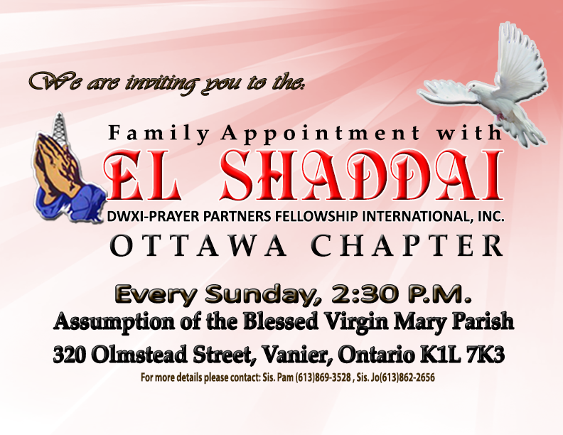 El Shaddai Ottawa Chapter