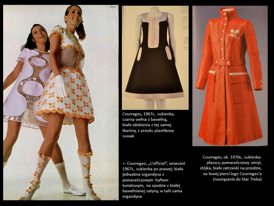 Garderoba Historyczna: Futurystyczna moda lat 60. XX wieku