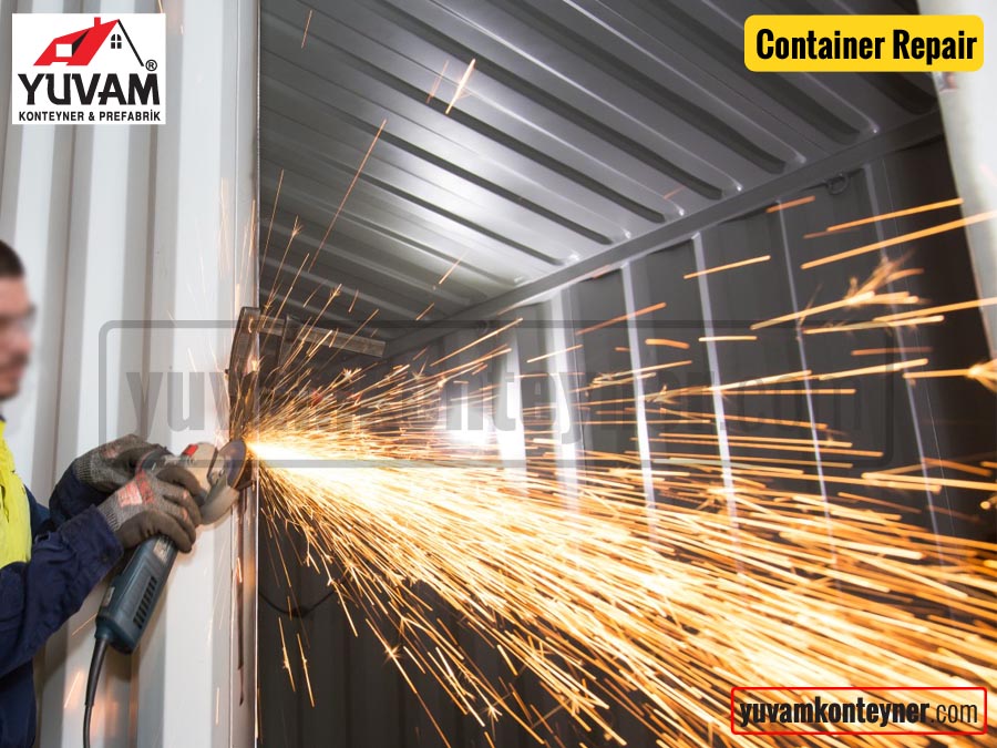 Container Repair And Maintenance - Yuvam Container, Prefabricated