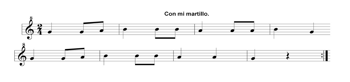 ARTE Y CULTURA - MUSICA: NOTAS SI - LA - SOL - PRIMER TEMA