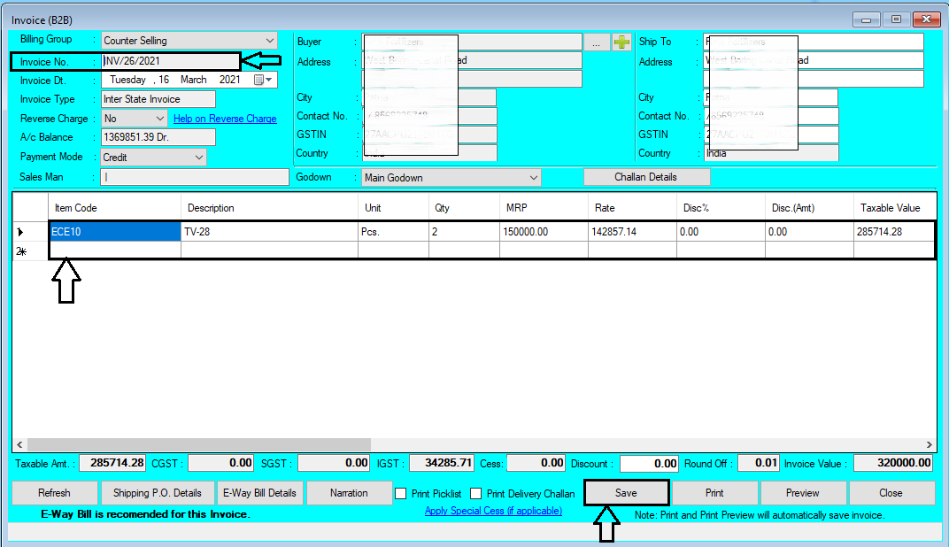 Invoice B2B Help Guide