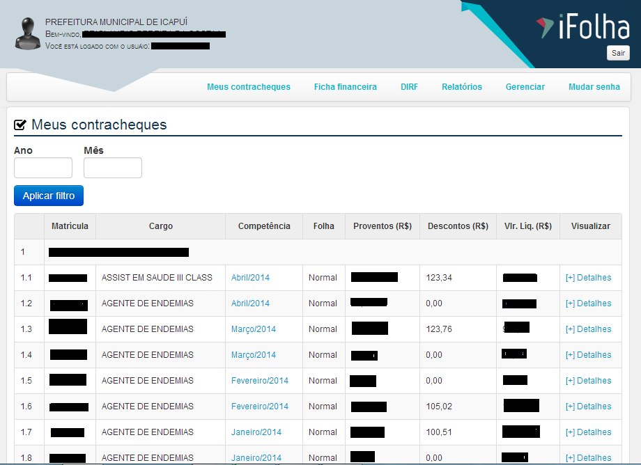 Prefeitura Municipal de Icapuí esta disponibilizando os contra-cheques ...