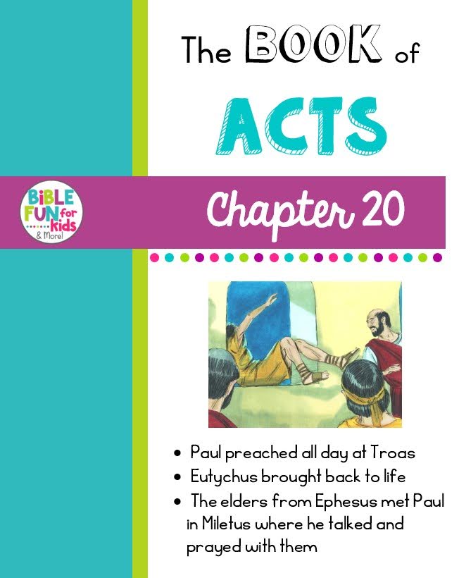 Acts Chapter 20 | Bible Fun For Kids