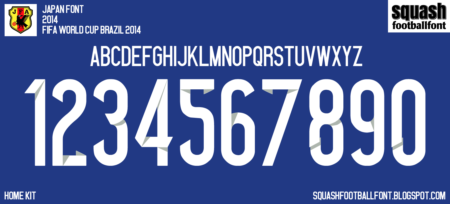SFF: Japan World Cup 2014 Font