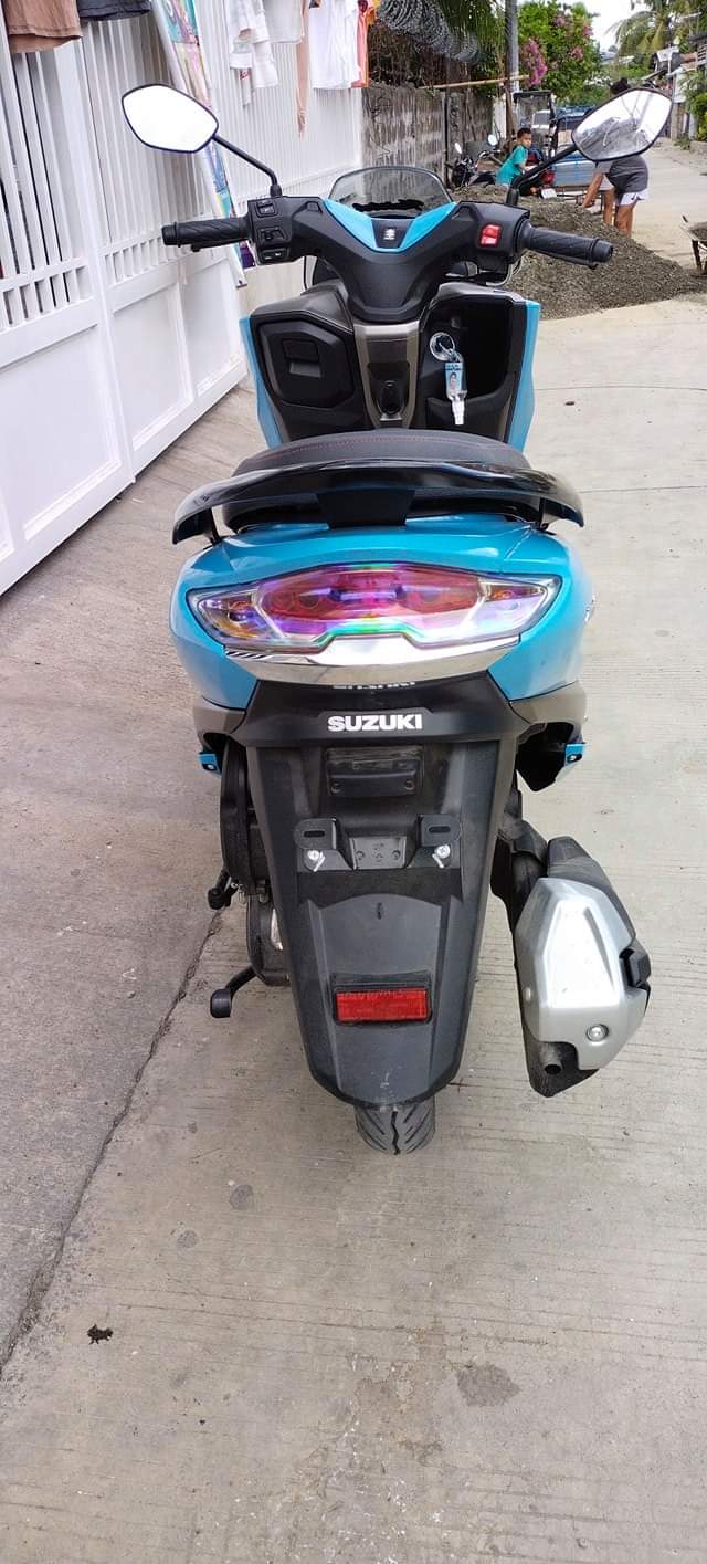 SuzukiBurgmanStreet125Philippines: Modified Blue custom sticker Burgman ...