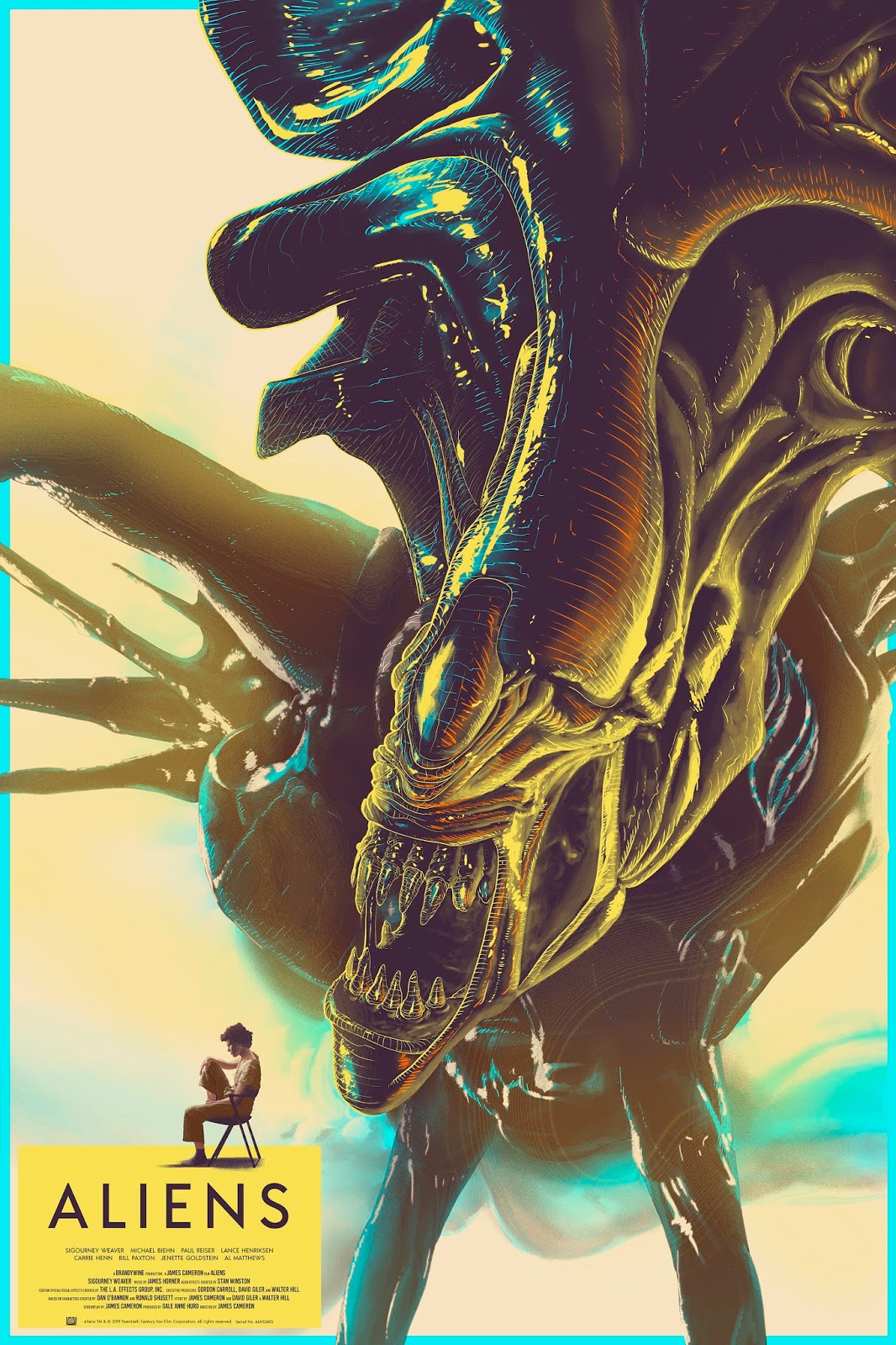 The Blot Says...: NYCC 2019 Exclusive Aliens Screen Print by Cristian ...