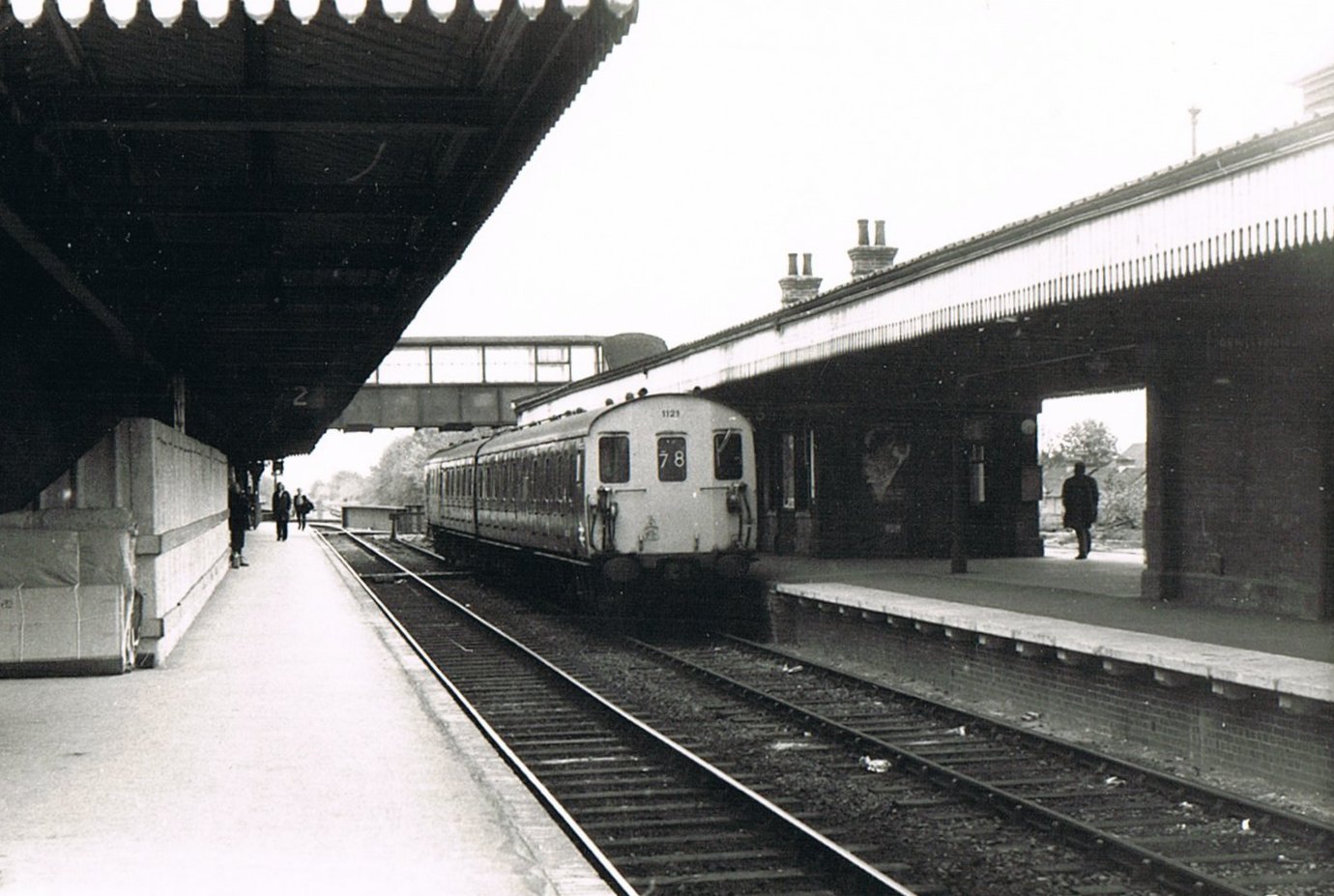 the rail thing: Fareham in 1973