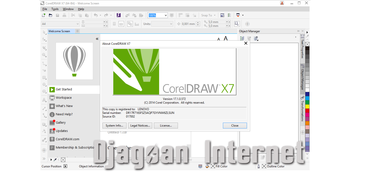 CorelDraw Graphics Suite X7 - Full Keygen (32bit / 64bit) | Djagoan ...