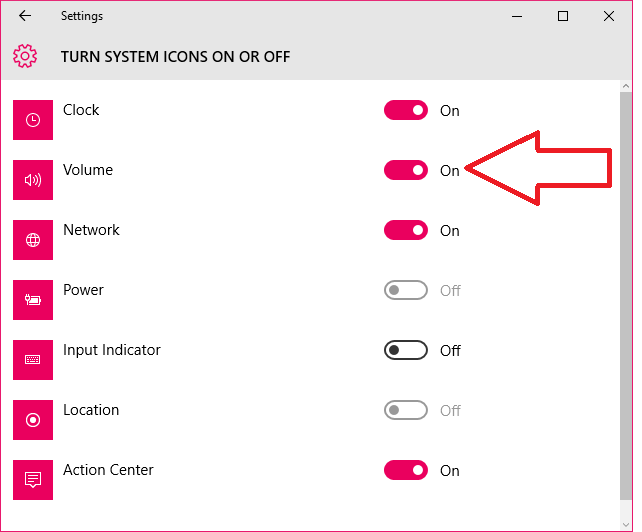 How to get icon for volume on taskbar on laptop - osetex