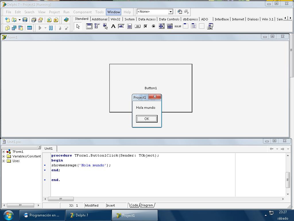 Programación en delphi