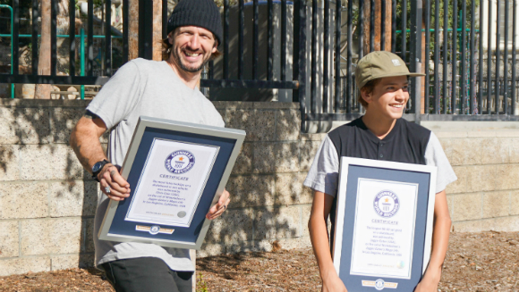 NickALive!: Jagger Eaton and Chris Cole Smash two skateboarding records ...