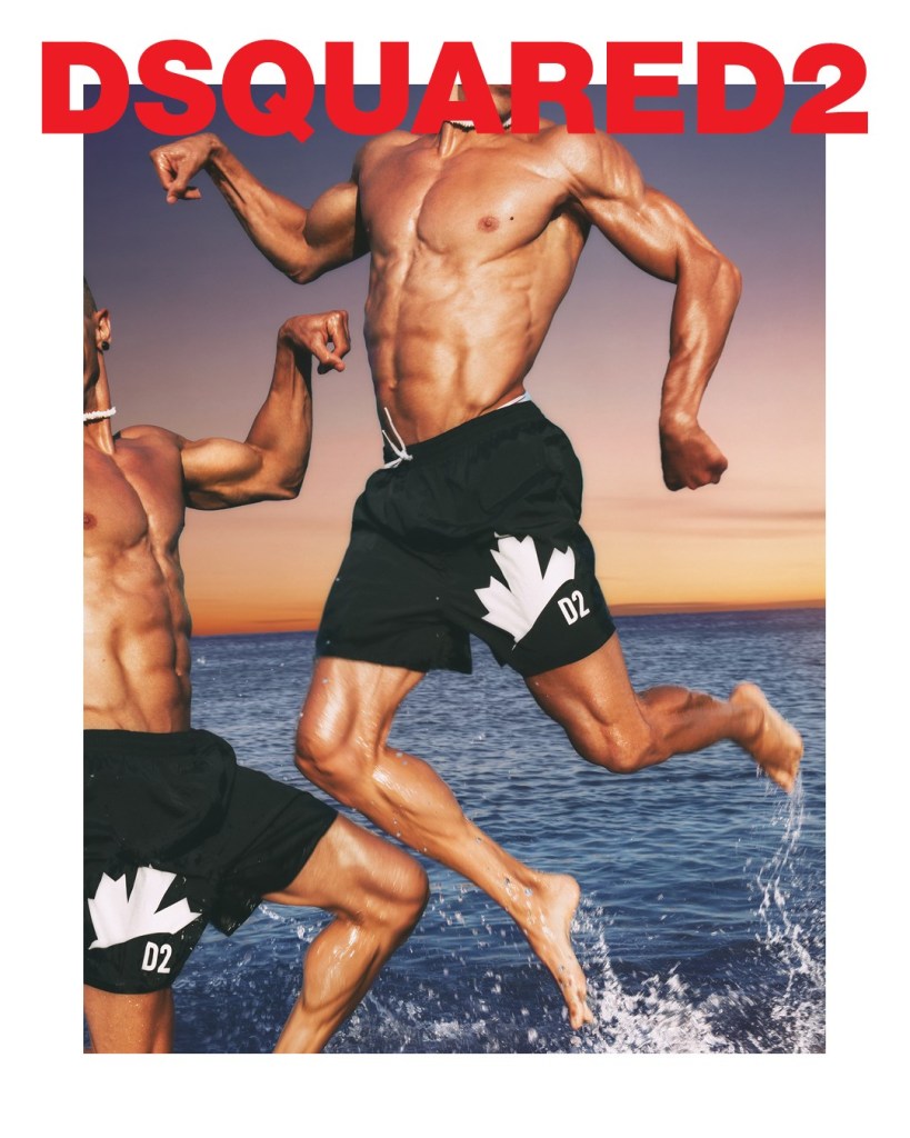 DEAN PERONA & CHRISTOS KATSAVOCHRISTOS FOR DSQUARED2 BEACHWEAR CAMPAIGN ...