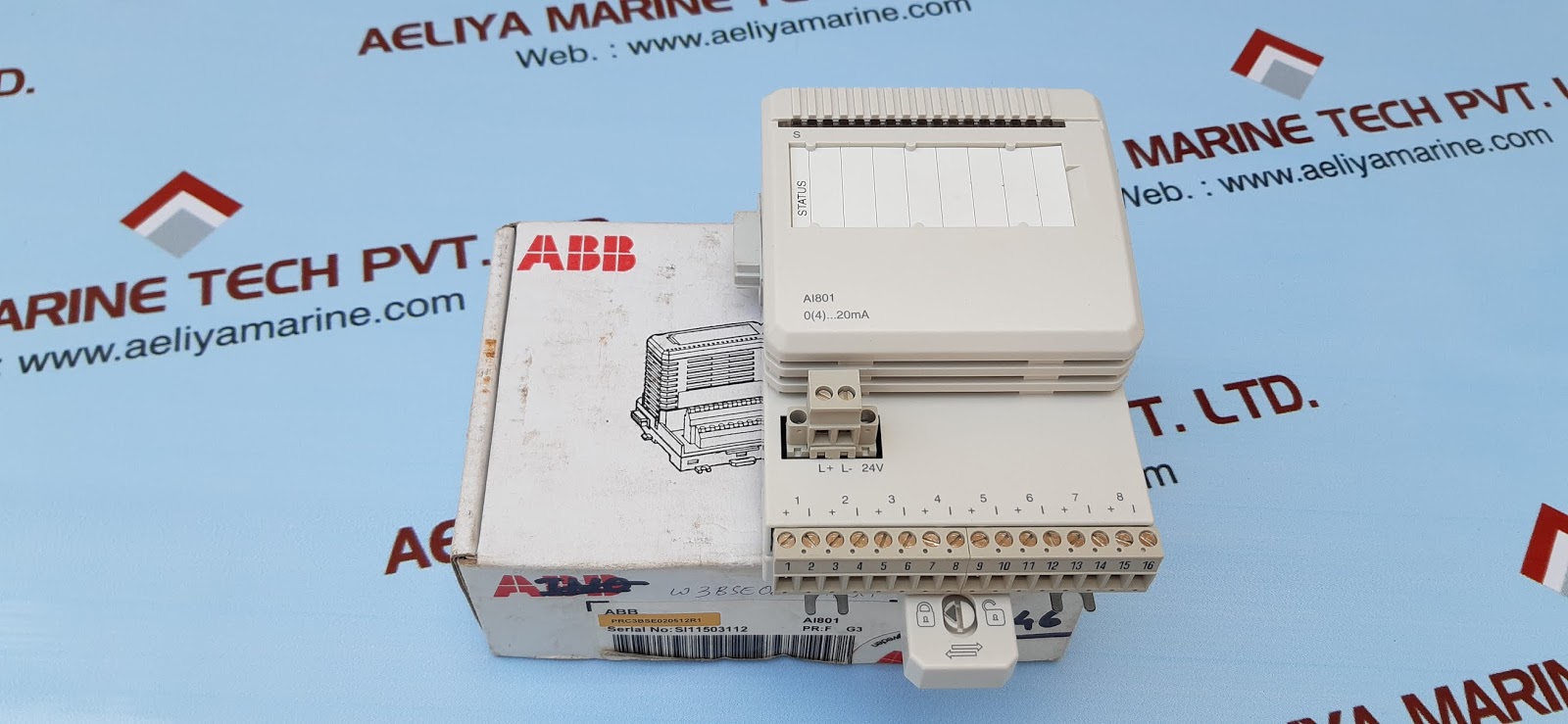 ABB AI801 S800 I/O ANALOG INPUT MODULE 3BSE020512R1 - Aeliya Marine