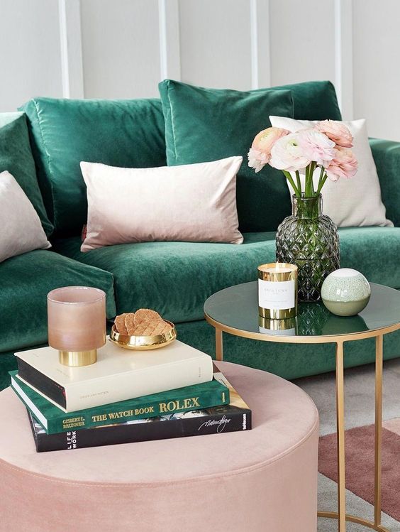 Decoração: rosa e verde ~ Decoração e Ideias