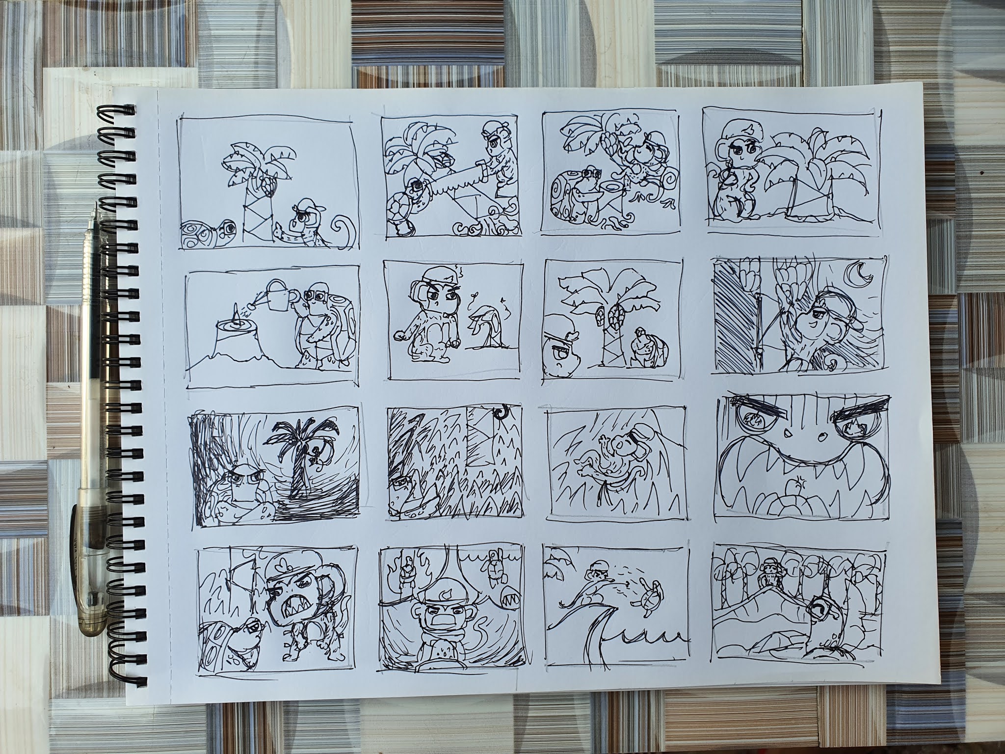 "Si Pagong at Si Matsing" Illustration - csz97 Blog Folio