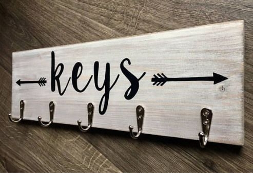 50 Creative DIY Keychains On Wall Decoration Ideas | ARA HOME