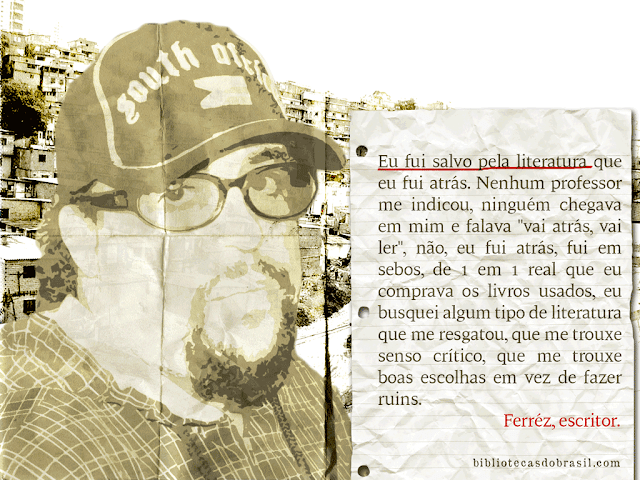 Agenda 2015 do escritor Ferréz em São Paulo - Bibliotecas do Brasil