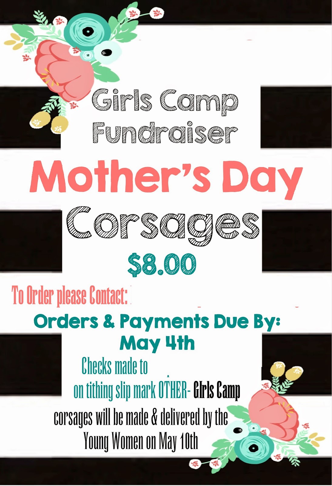 This-n-that; a little crafting: Girls Camp Fundraiser: Mother's Day ...