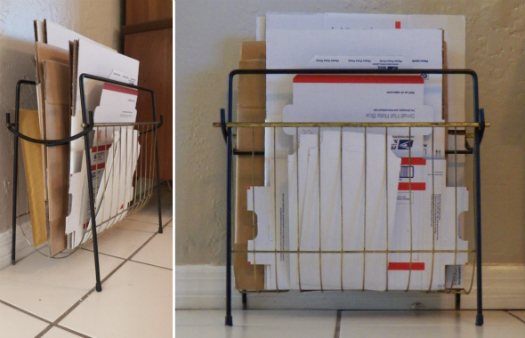laurendy: Repurpose: Magazine Rack