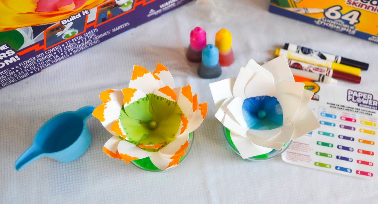 The Prettiest STEAM Activity: Crayola Paper Flower Kit | Jenny's Crayon ...