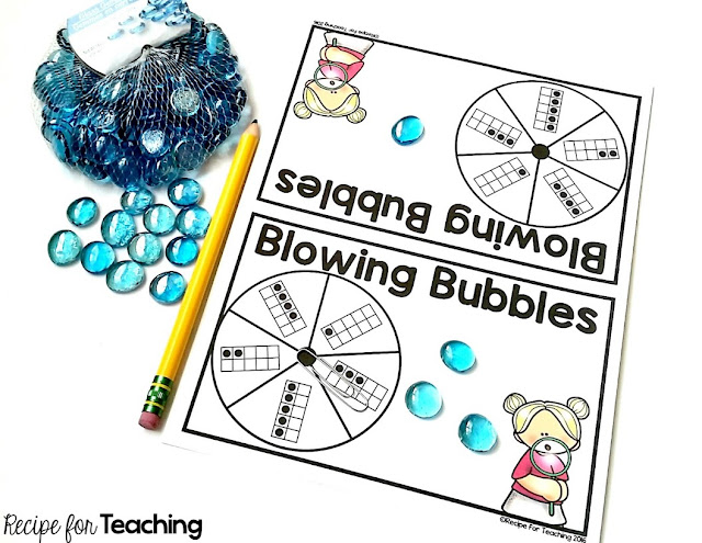 Blowing Bubbles Math Game - Recipe for Teaching